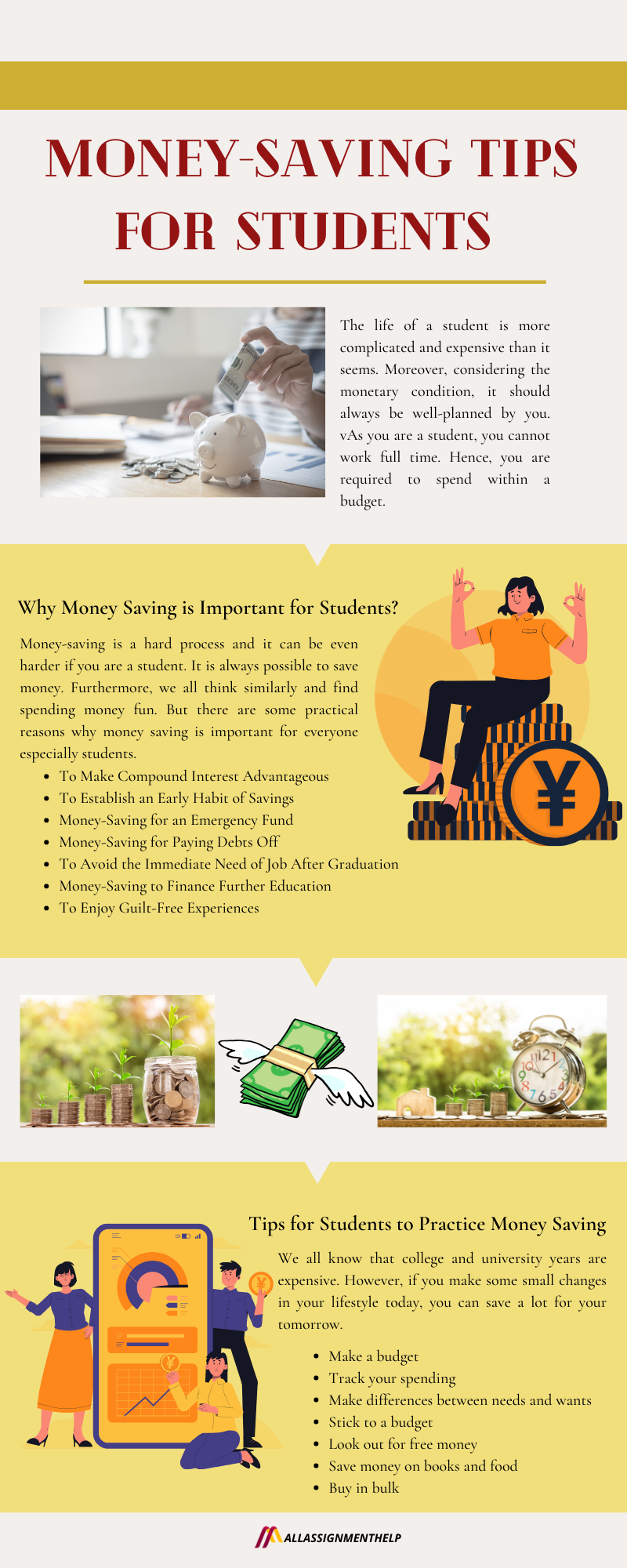 Money Saving Tips for Students | All Assignment Help