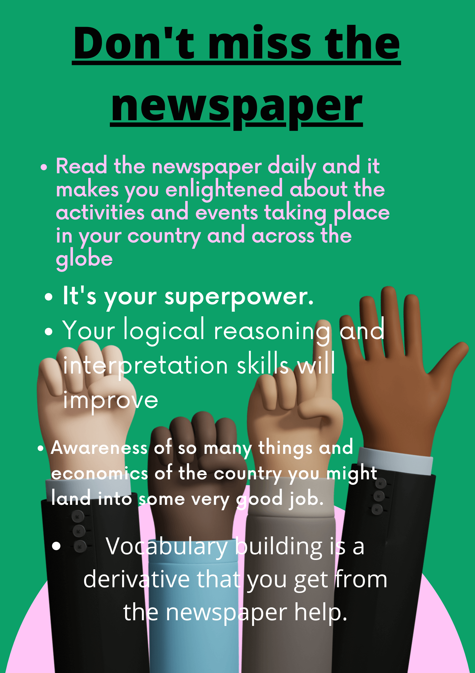 Read newspaper | Never miss on reading Newspaper | Academic help