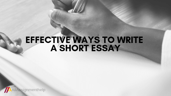 How to write a short essay - Learn from professional essay writers