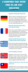 5 Countries that Offer Free or Low Cost Education