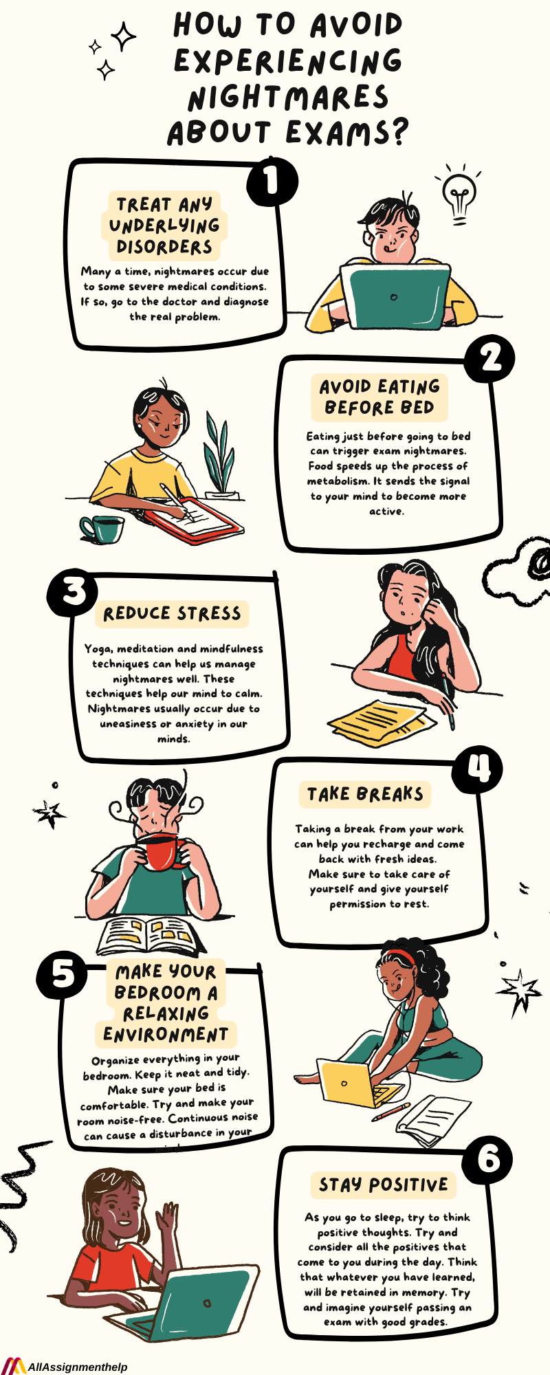 How to Prevent Exam Nightmares Every Night? Tips and Tricks