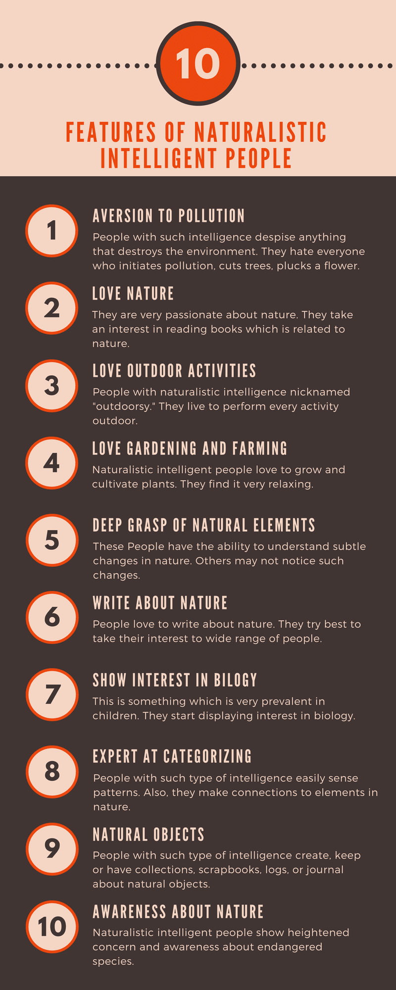 Naturalist Intelligence ( Nature Smart )