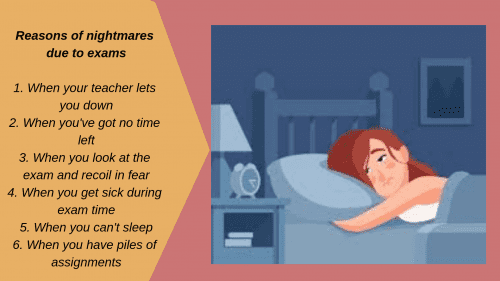 How to prevent exam nightmares every night | Reasons of nightmares