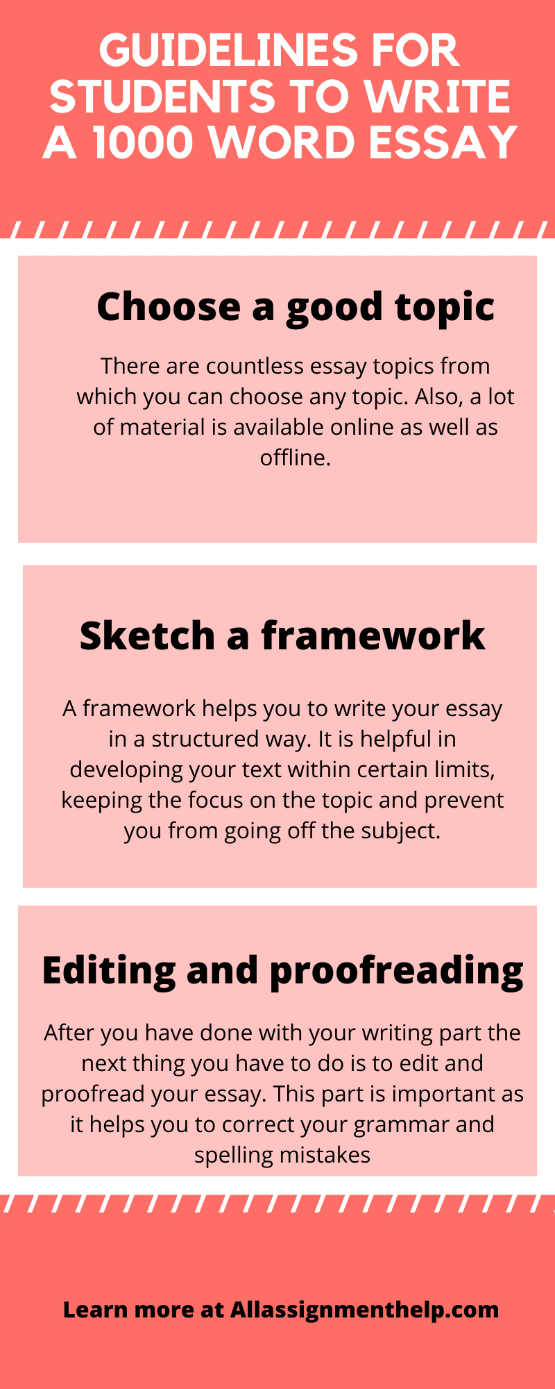 How to write the best 1000 word essay to get the good marks