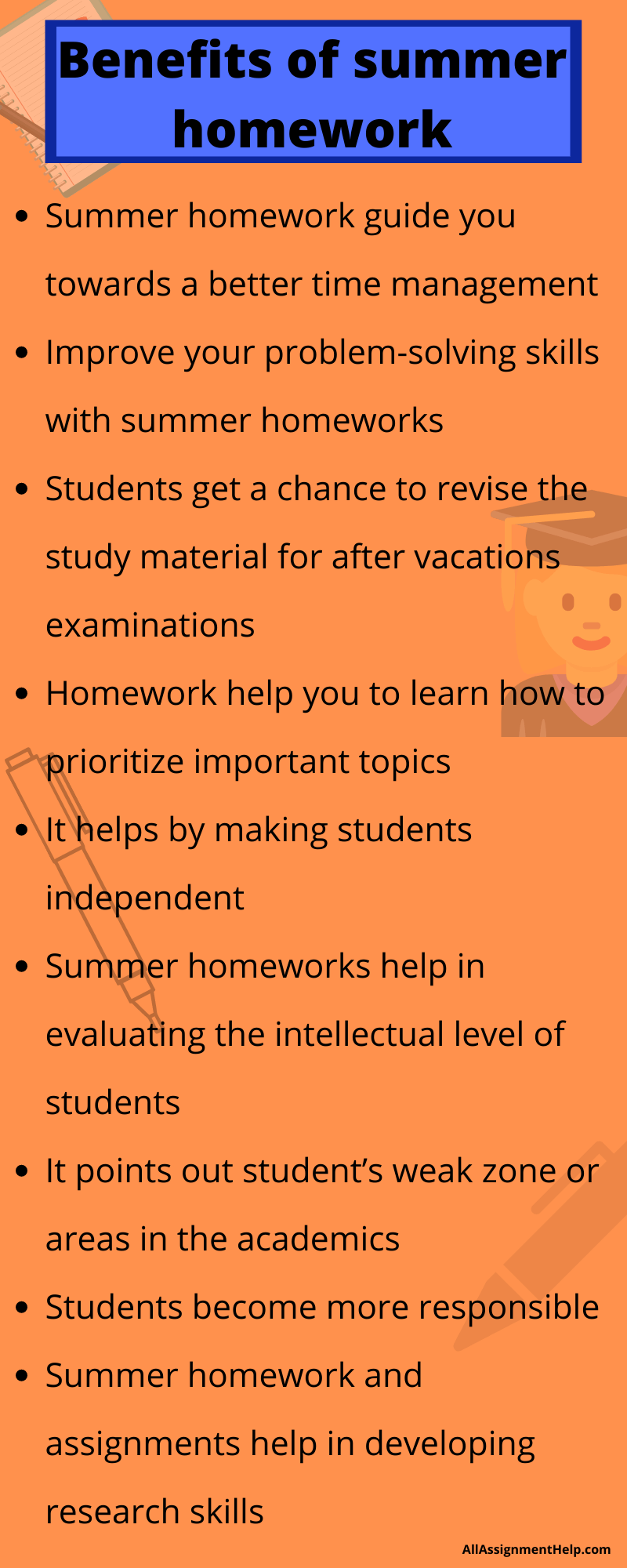 Summer homework - A guide to complete it | Homework help online