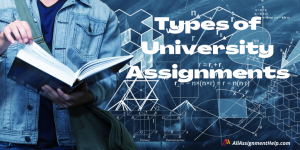 Different types of university assignments