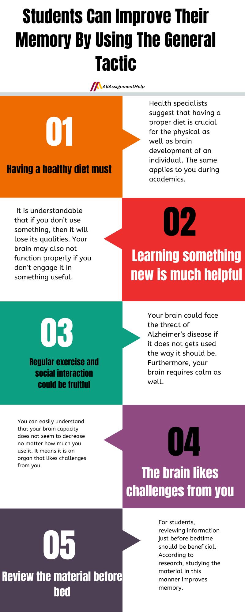 A Student’s Guide To A Better Memory – AllAssignmentHelp.com