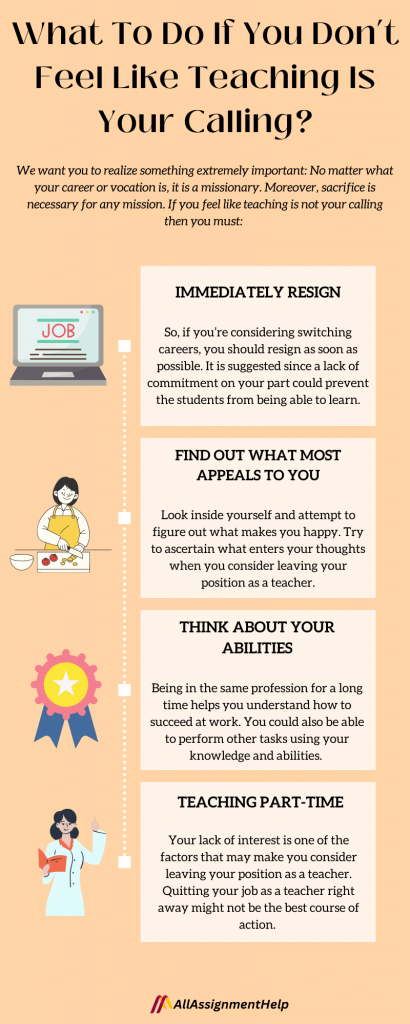 What To Do If Teaching Does Not Seem To Be Your Calling?