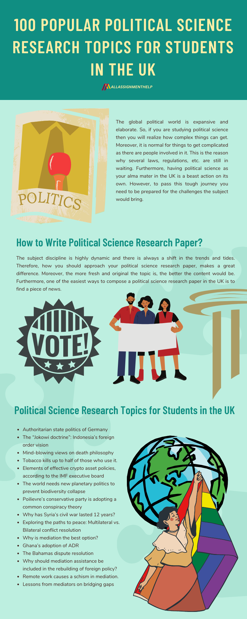 100 Political Science Research Topics for Students in the UK
