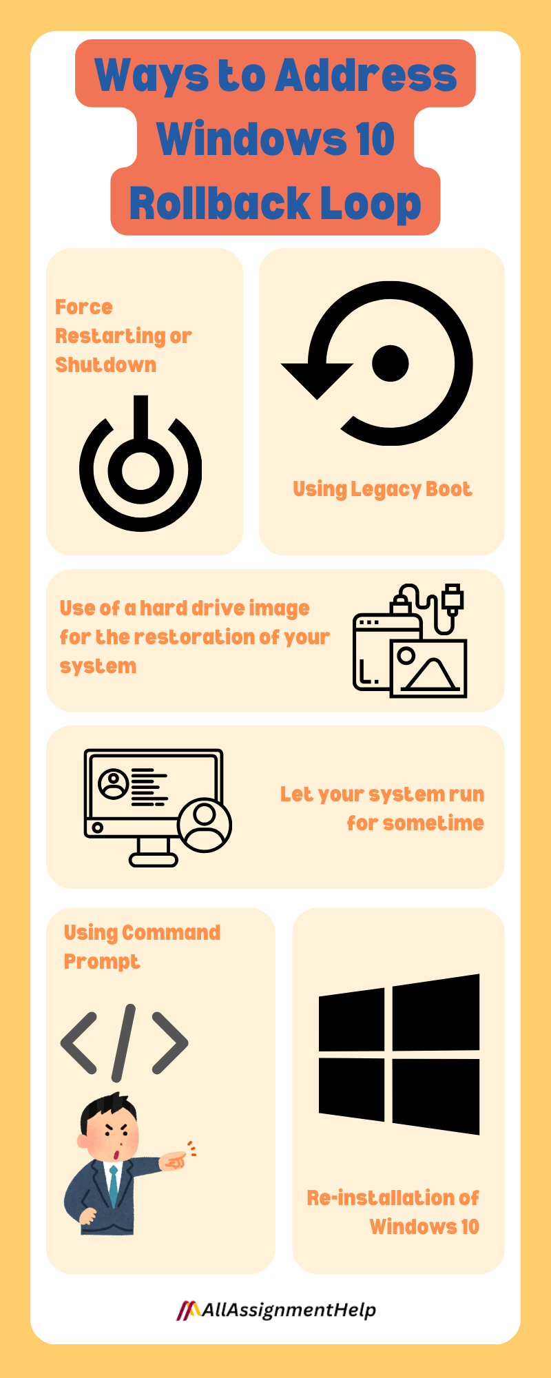 Get experts' help in getting rid of windows rollback loop