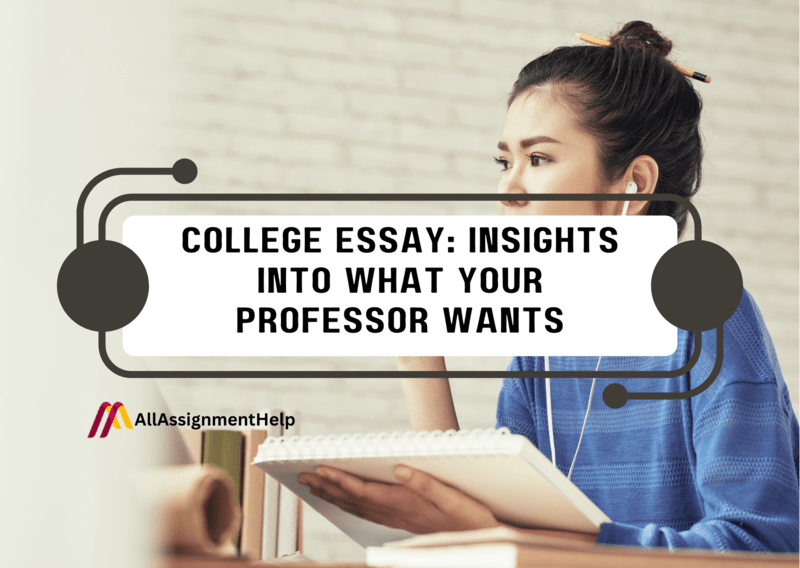 What your Professor wants to see in your College Essay